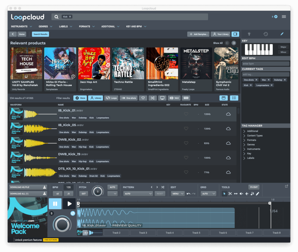 サブスクリプション方式のサンプル音源サービス Loopcloud と Splice の比較 | MIDI BASS