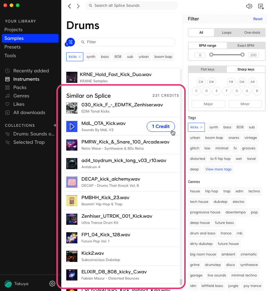サブスクリプション方式のサンプル音源サービス Loopcloud と Splice の比較 | MIDI BASS